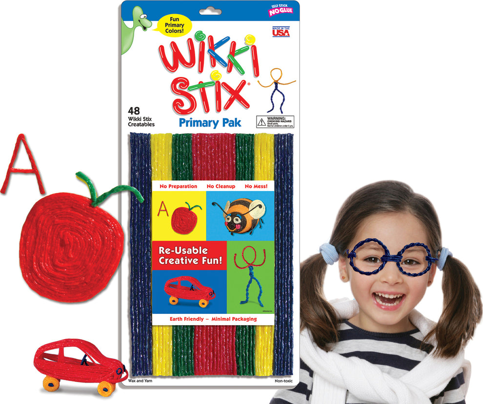 Wikki Stix Primary Colors Molding & Sculpting Sticks – Mary Arnold Toys NYC